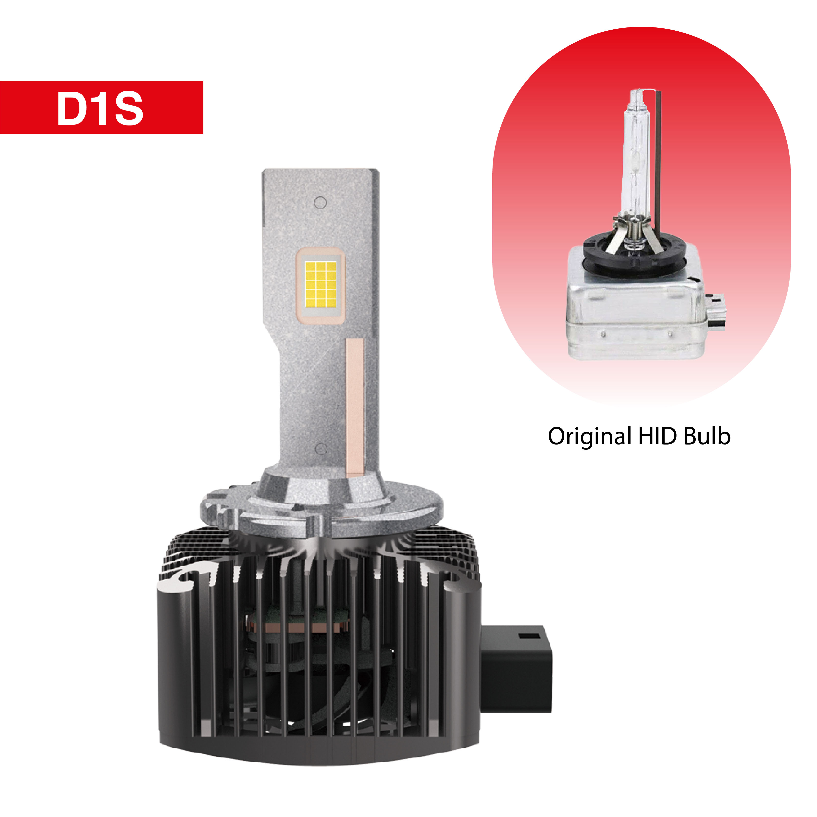 D-Series LED Headlight 1:1 Match Original Bulb D1S D2S D3S D4S D5S D8S Canbus Super Bright Plug ...