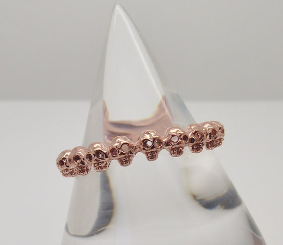 【Special offer】Wo Chin Wish New Skull Ring Women's Punk Style Punk ...