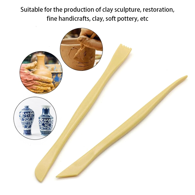 10 Pcs Clay Sculpture Tool Set Carving Diy Wooden /Plastic Pottery ...