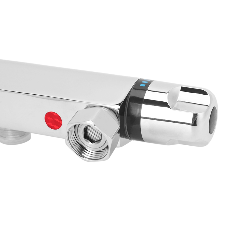 Chrome Thermostatic Bar Shower Mixer Valve Anti Scald Tap - The Century ...