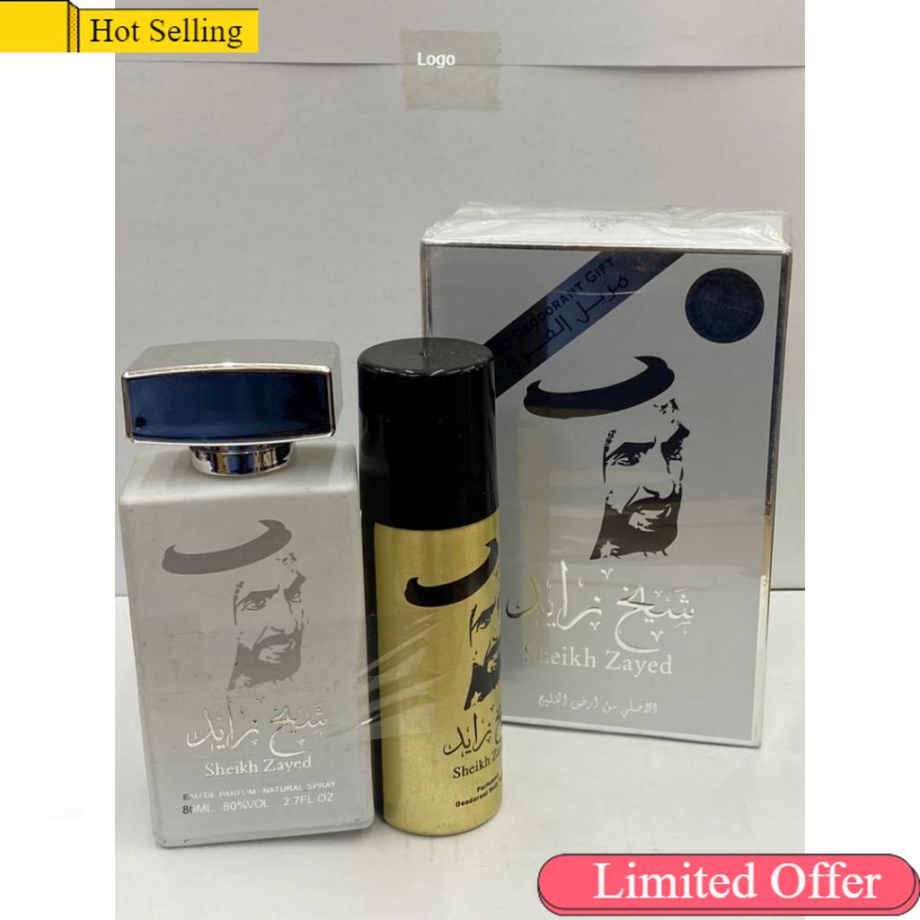 "Sheikh Zayed Gold Eau De Parfum 80ml: Opulent Blend of Agarwood ...