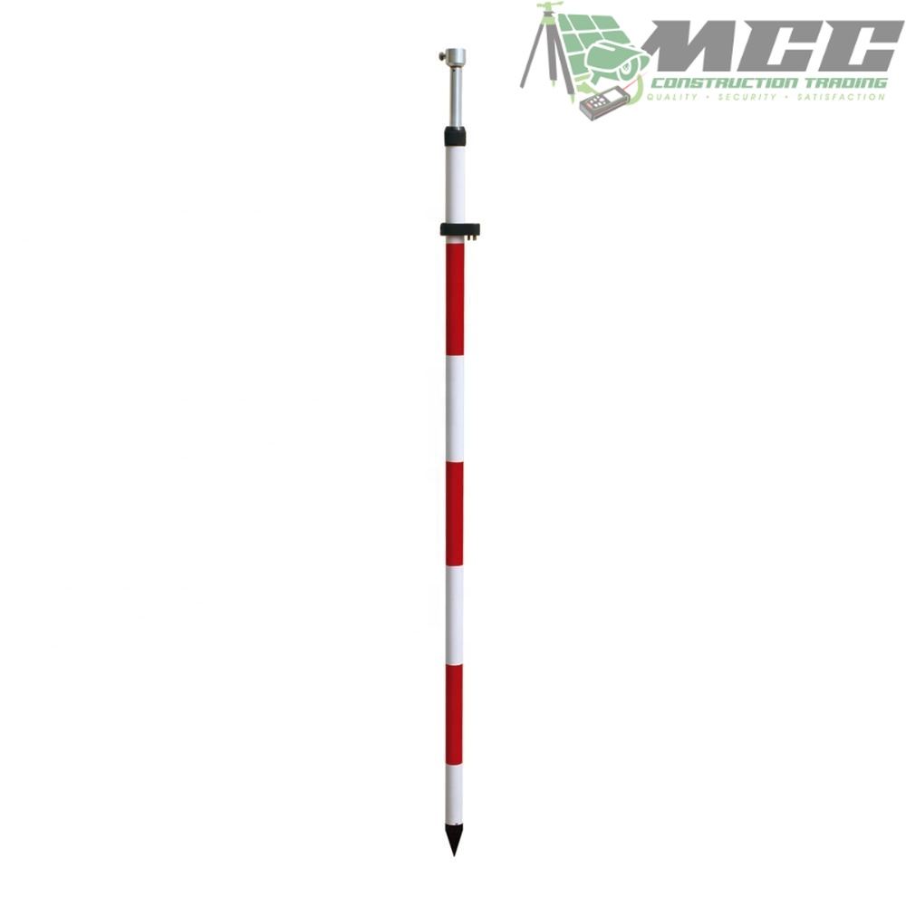2meters Range Pole Prism Rod Prism pole for Total Station Construction ...