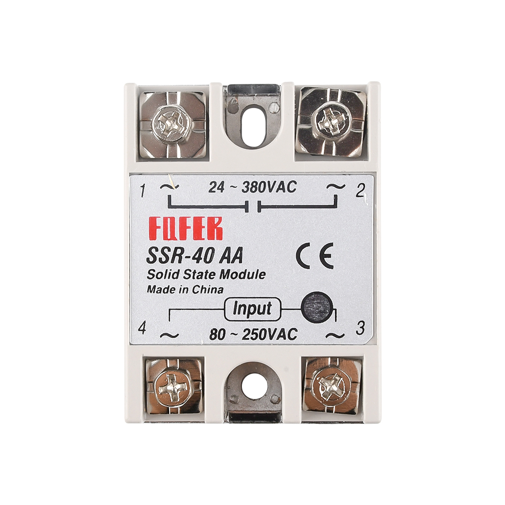 【Diyiot】Original SSR-40AA SSR-40DA 40A Solid State Relay Module 80-250V AC / 24-380V AC | Lazada PH