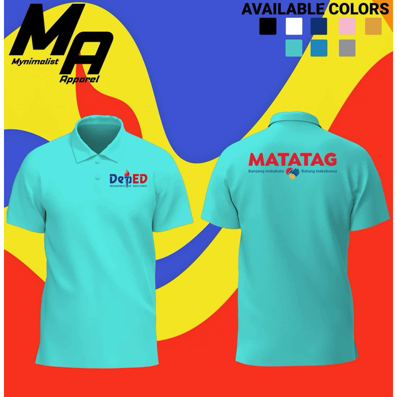 Deped Matatag Alternative Uniform Polo Education Yalex Brand - Unisex ...