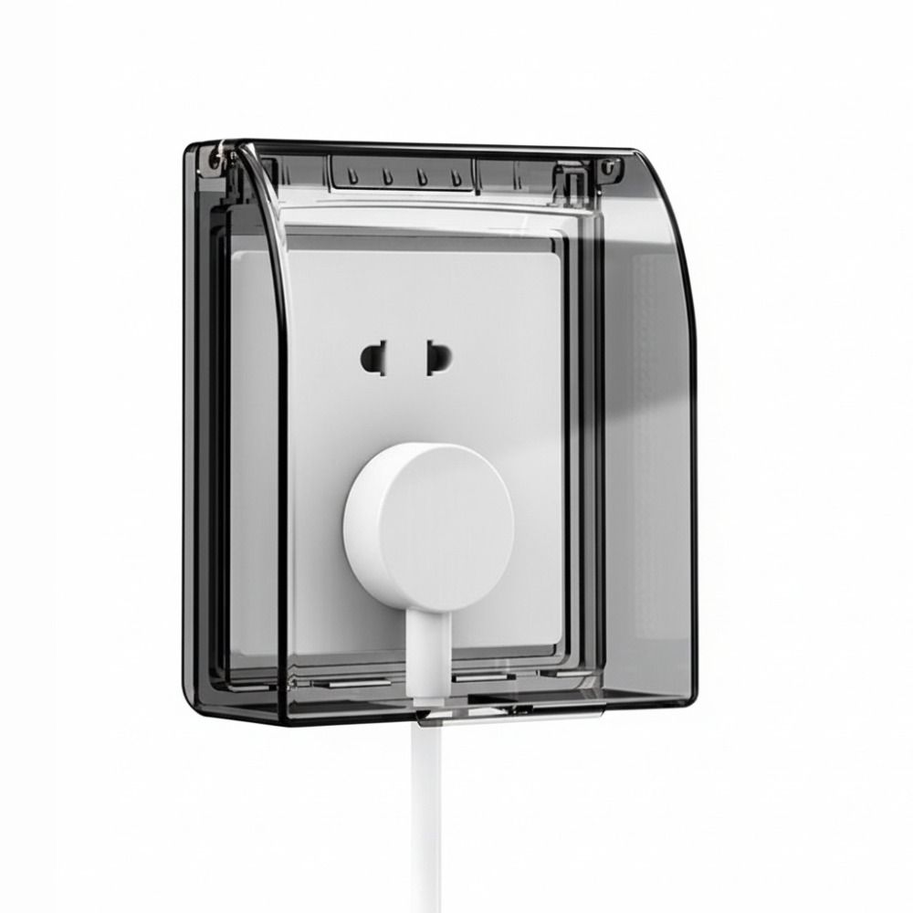 Power Outlet Supplies Wall-mounted Switch Protective Cover Plastic 86 ...