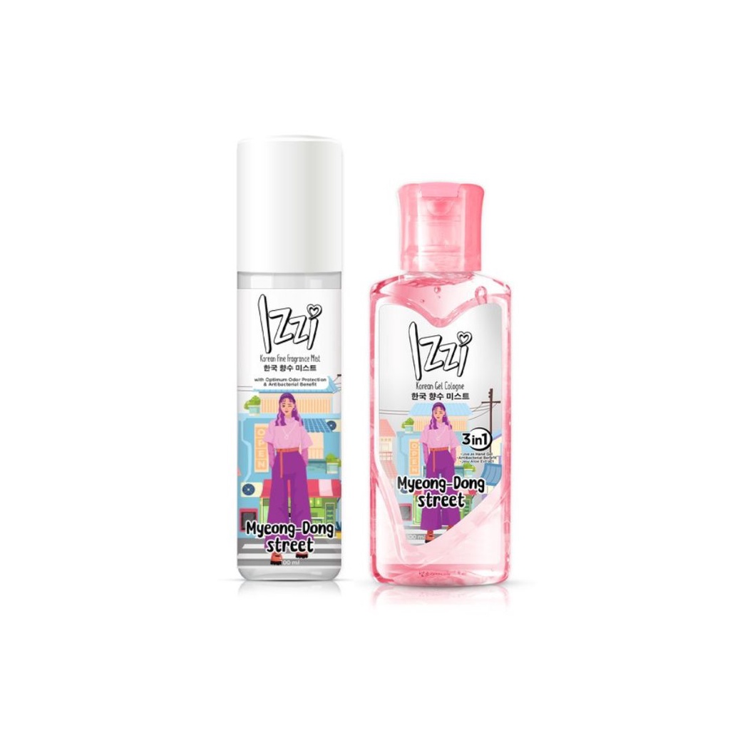 IZZI Korean Gel Cologne - Fine Fragrance Mist 100ml | Parfum Wanita ...