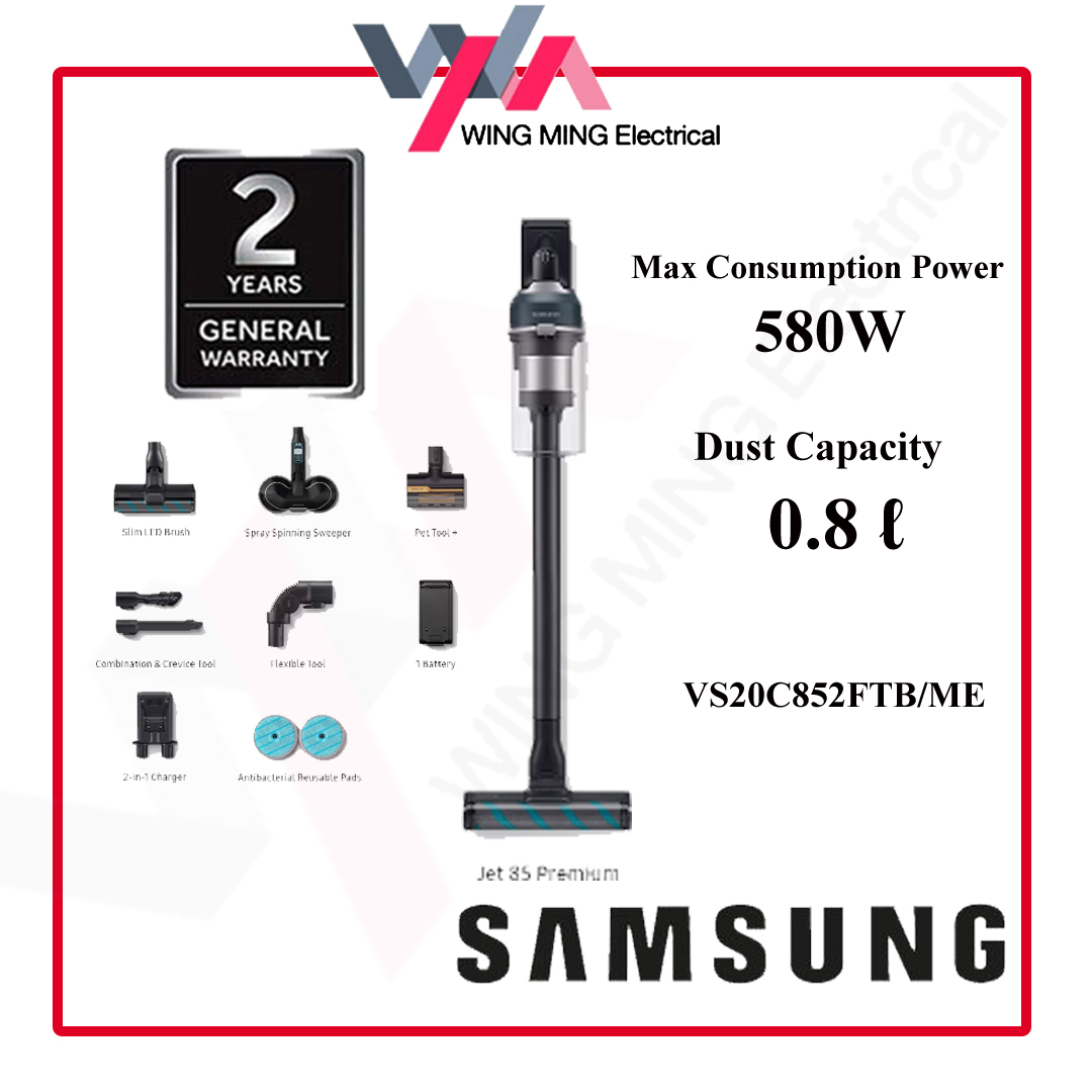 (2024 New Model) Samsung Vacuum Cleaner 0.5L/580W BESPOKE Jet™ Digital ...