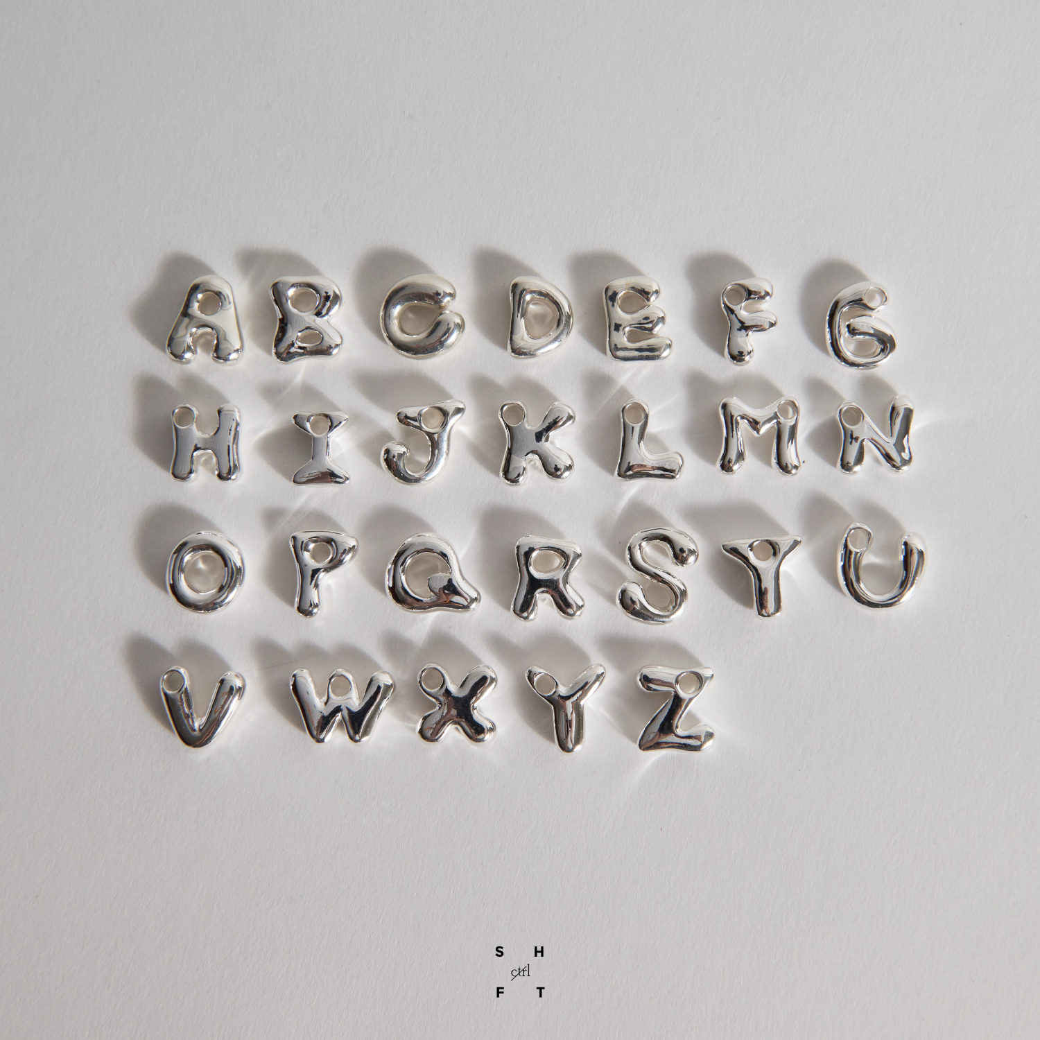 (Best seller) Ctrlshift - Alphabet silver necklace (ABCFMNPQ preoder 3days) - Ctrlshift - ThaiPick