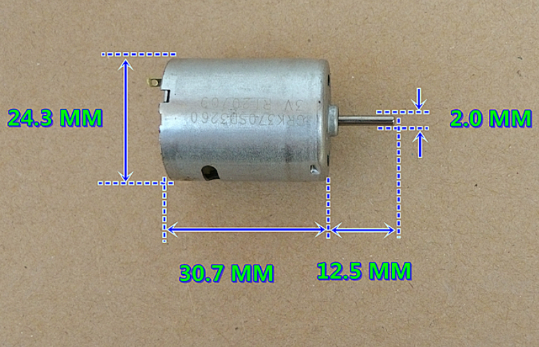 DC3.7V DC motor 370 DC high-speed motor high-horsepower permanent ...