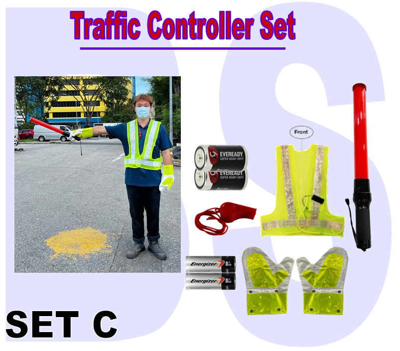 BANSOON Traffic Control Kit. Traffic Marshal. Road Safety Kit. High ...