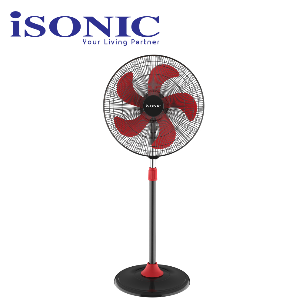 18" iSONIC industrial stand fan ISF-1800 (RED & GREEN) | Lazada