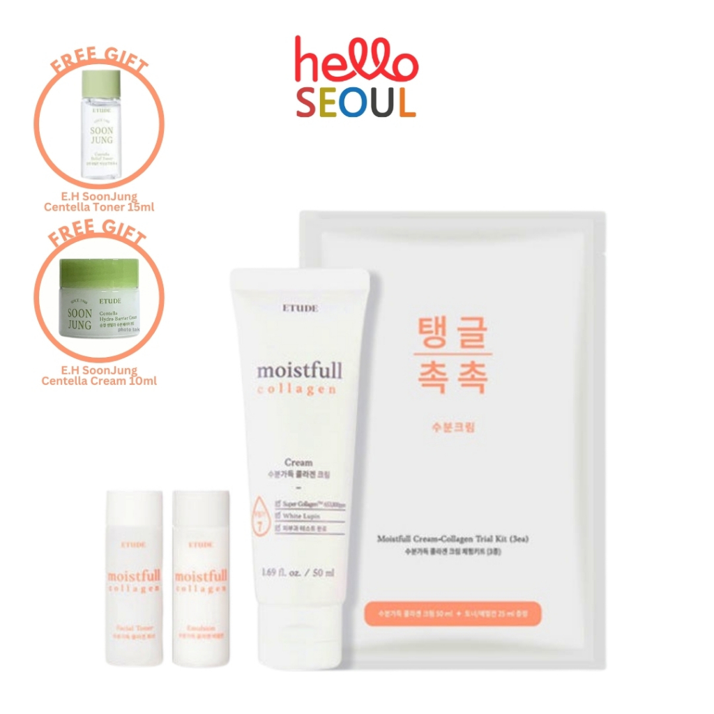 E.H Moistfull Cream-Collagen Trial Kit (3ea) | Lazada PH