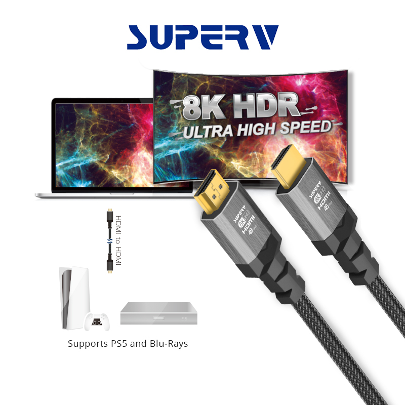 SuperV Ultra High Speed HDMI Ultra HD 8K Cable - H8K (1m/2m) | Lazada ...