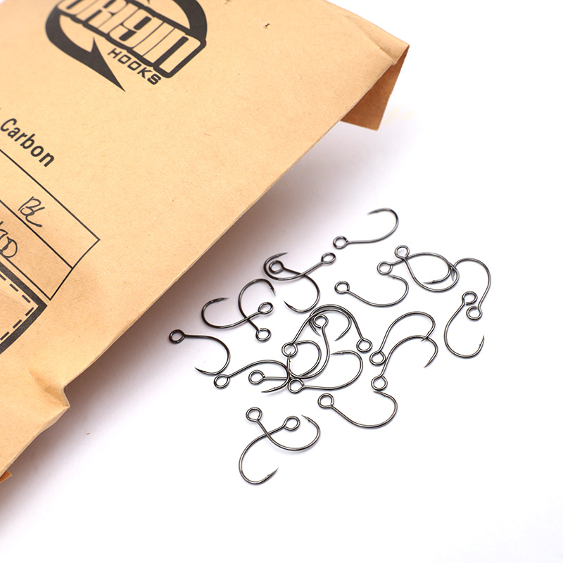 【SmartHorizon】10pcs/lot Size 4-12# ORIGIN for Fishing Lure Replacement Hook Single Fish Bait ...