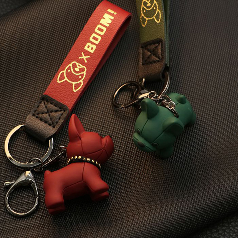 Creative Law Fighting Dog Cartoon Keychain Cute Pit Bull Shiba Inu Doll ...