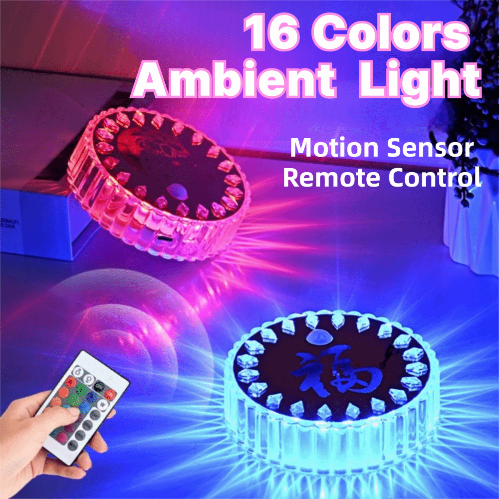 Aurora Effect Wireless RGB Gradient Wall Lamp Motion Sensor Magnetic ...