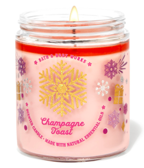 Bath and Body Works CHAMPAGNE TOAST Single Wick Candle | Lazada PH