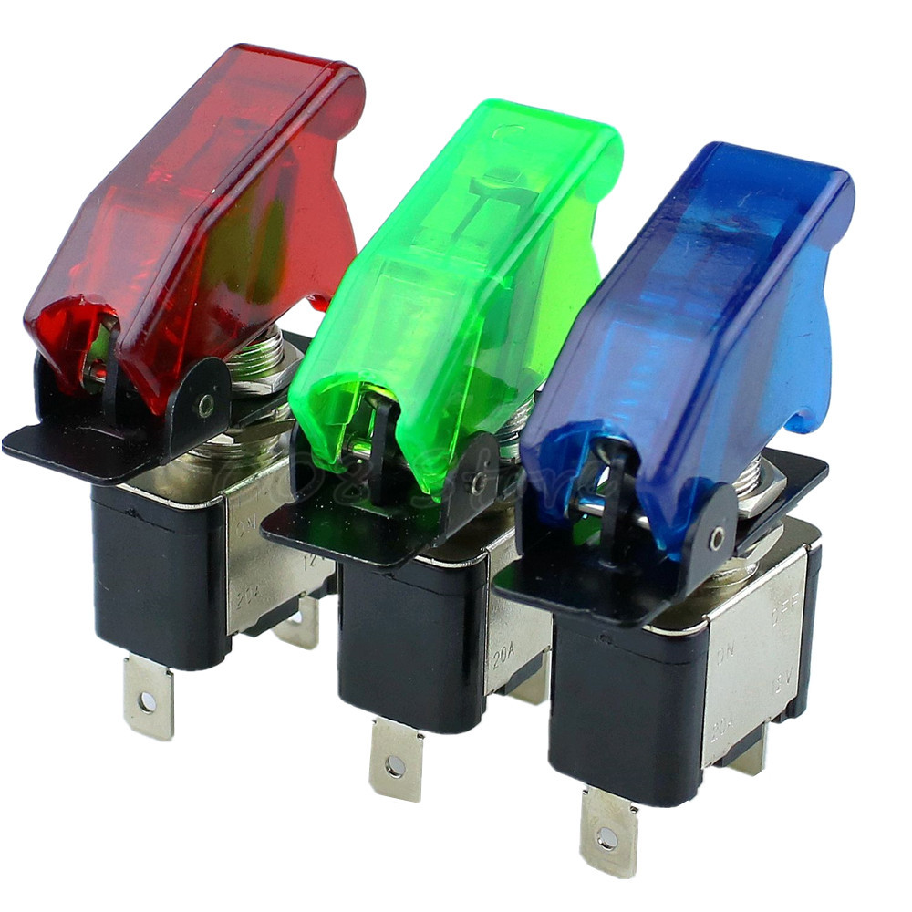 【TopazTrove】Auto Boat Truck Illuminated Led Toggle Car Switch With ty ...
