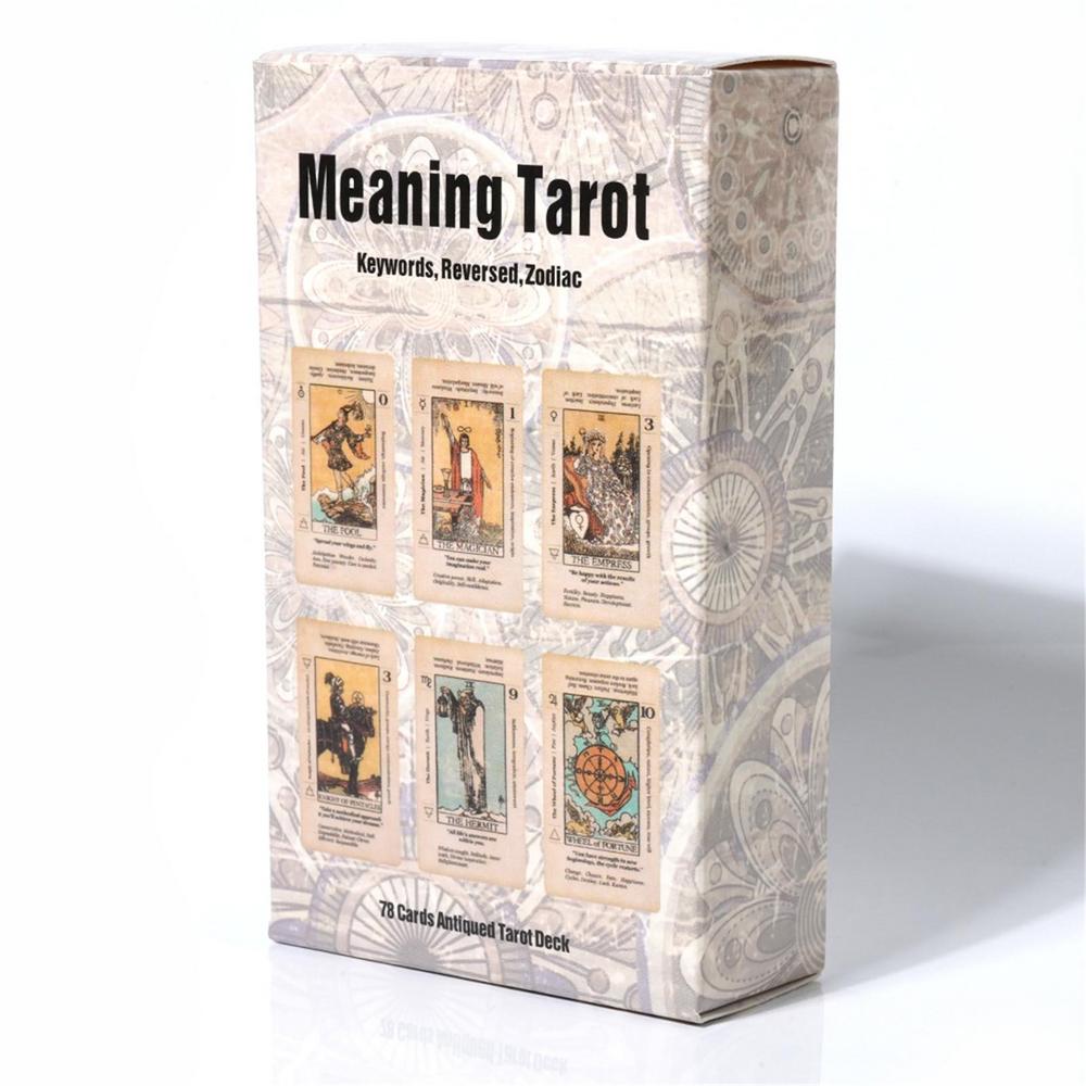 【Hot demand】【Hot demand】78pcs meaning tarot cards Playing Card Party ...