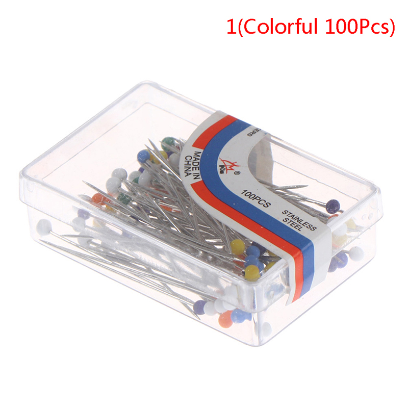 Sewing Pins 38mm Glass Ball Head Push Quilting Pins for Jewelry DIY ...