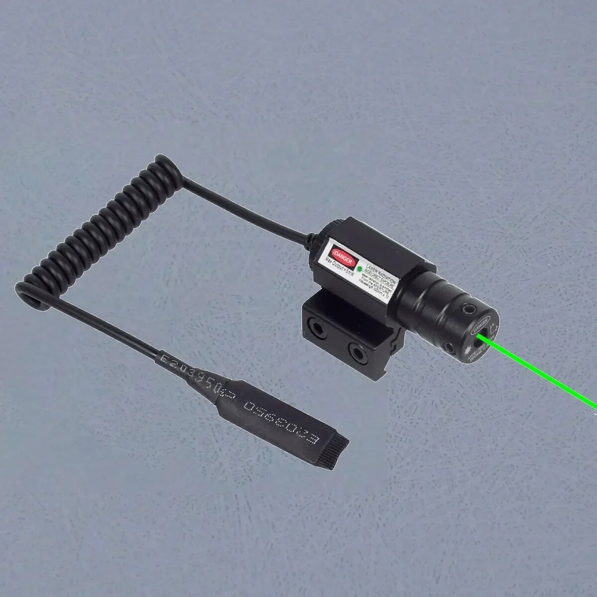 Tactical Hunting Green/ Red Dot Laser Sight Adjustable 532Nm Laser Pointer Rifle Gun Scope Rail ...