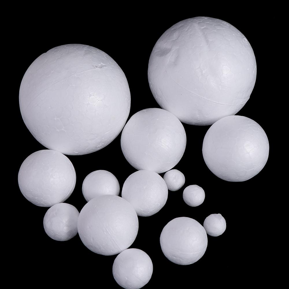 Crafts Mini Foam Balls Polystyrene White Christmas Balls Round ...