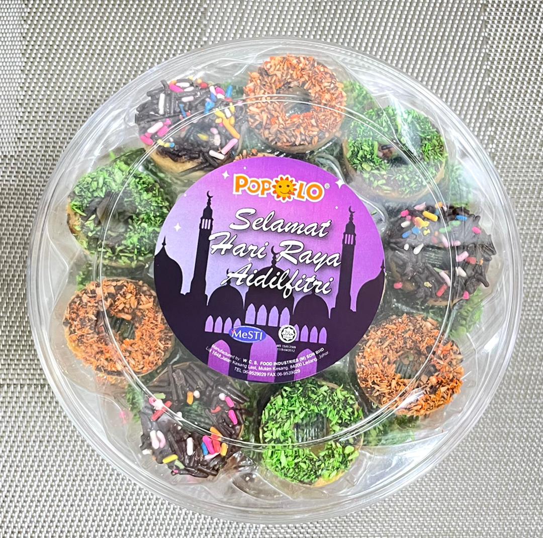 3 IN 1 DONAT COOKIES BISKUT DONUT 3 IN 1 HARI RAYA | Lazada
