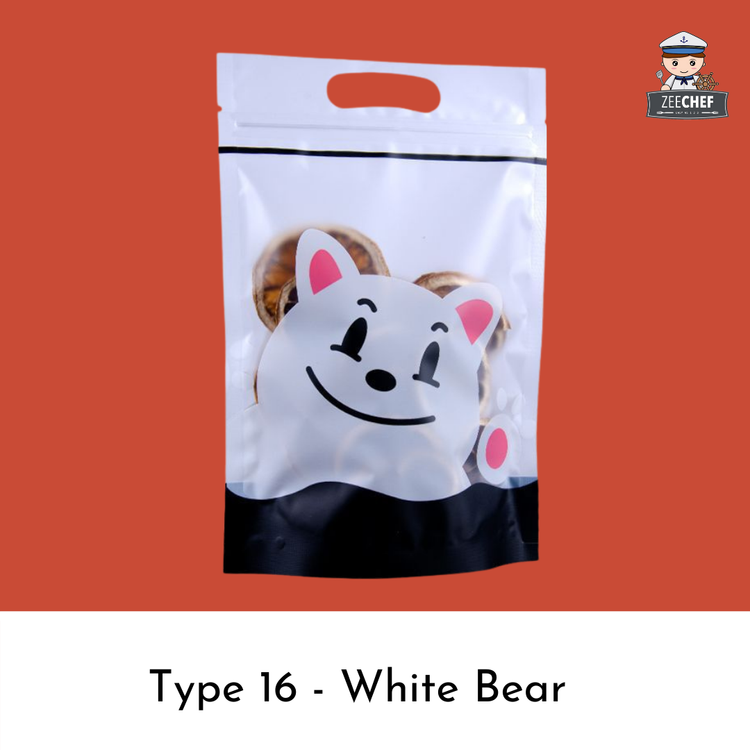 Resealable Stand Up Pouch Zip Bag Ziplock Bag Candy Cookies Craft Bag ...