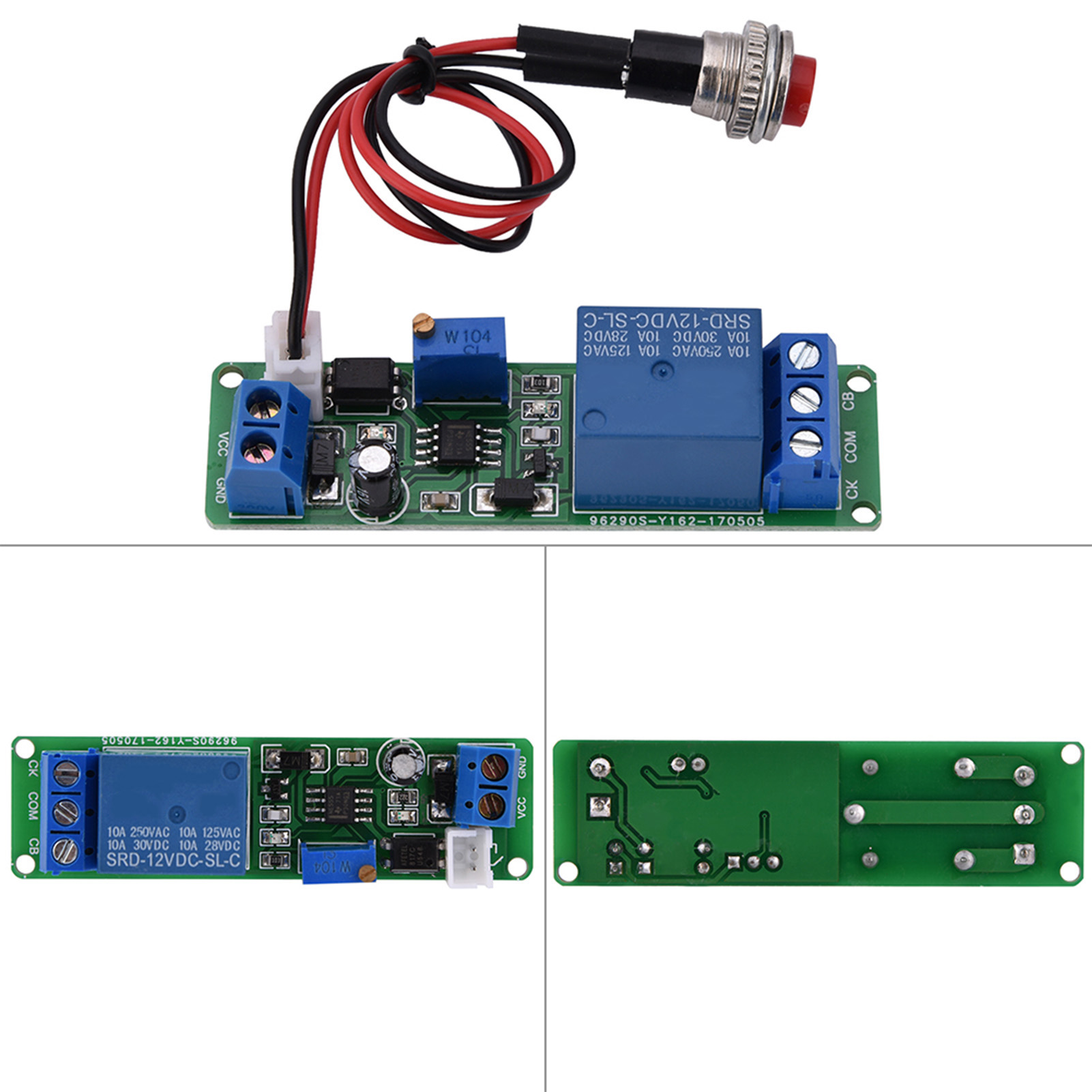 Timer Relay Module DC 12V Adjustable Timer Delay Turn OFF Module Timing ...
