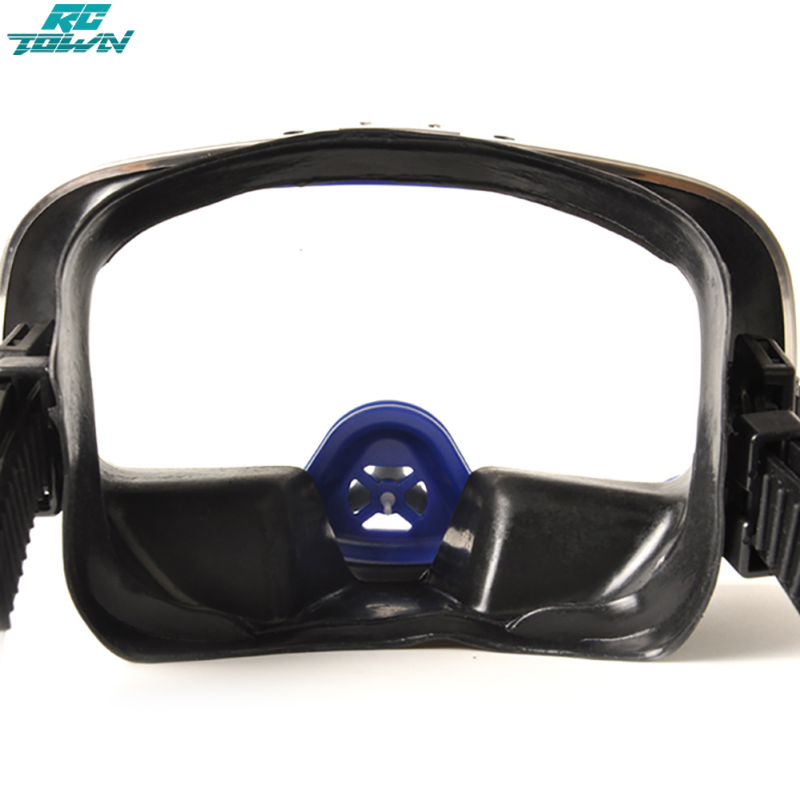 Diving Mask Professional Nose Valve Big Frame Snorkeling Diving Goggle ...