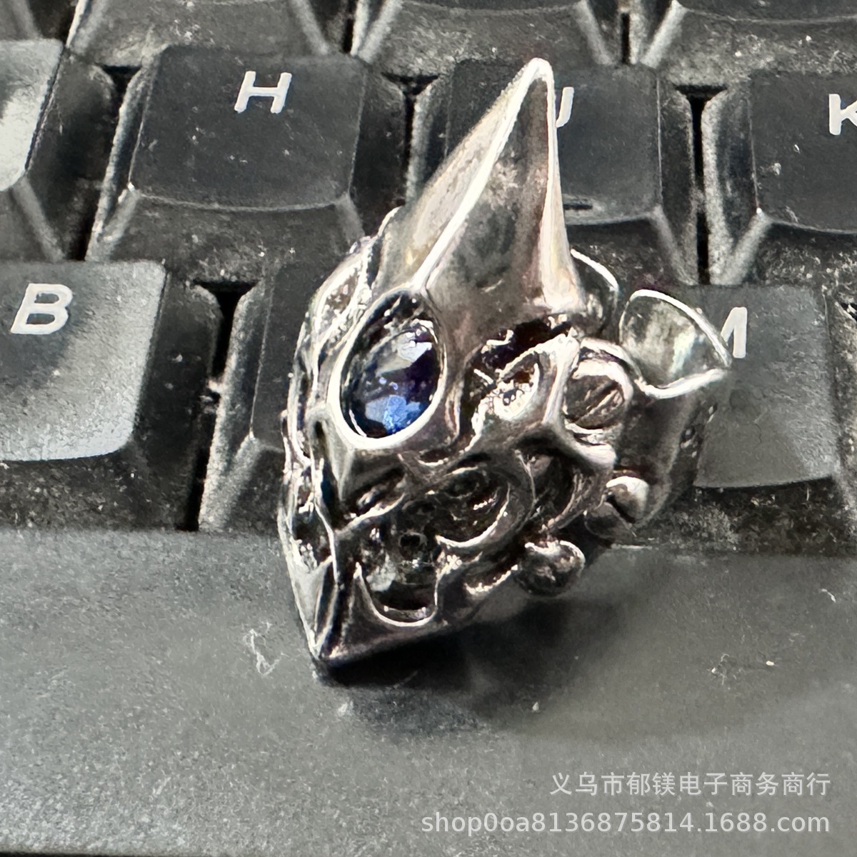 【Mega Sale】New Detachable Face Mecha Helmet Ring Men's Single Ring ...