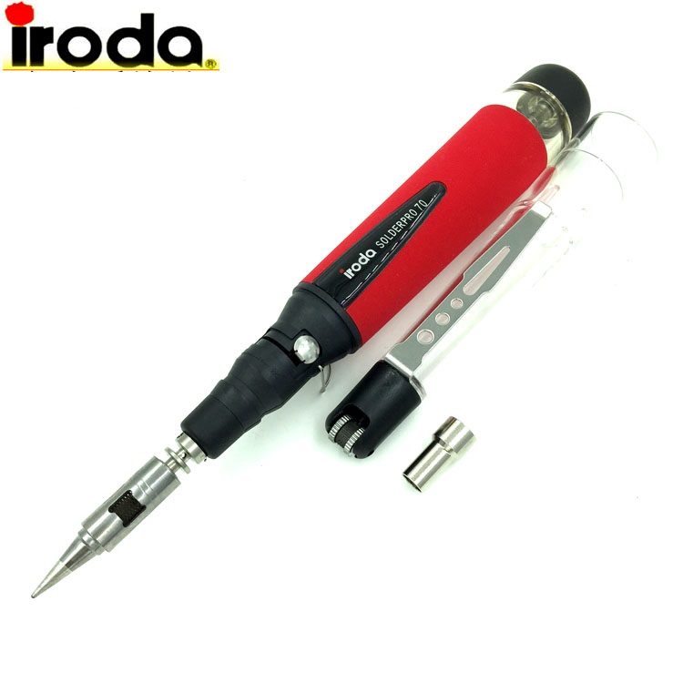 IRODA Butane Soldering Iron SOLDERPRO-50 (30-70W) or SOLDERPRO-70 (25 ...