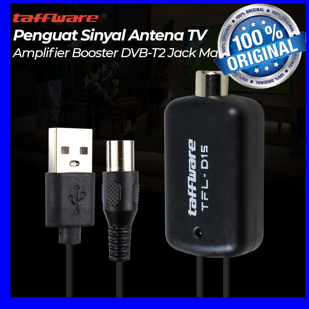Taffware Penguat Sinyal Antena TV Amplifier Signal Booster DVB-T2 - TFL ...