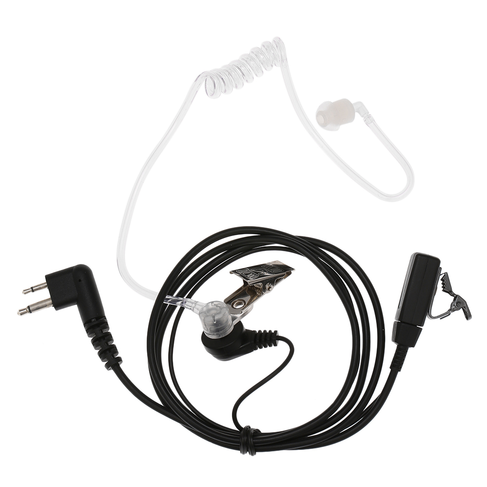 Headsets 2 Pin Covert Acoustic Earpiece with Big Mic PTT for M/K Plug | Daraz.lk