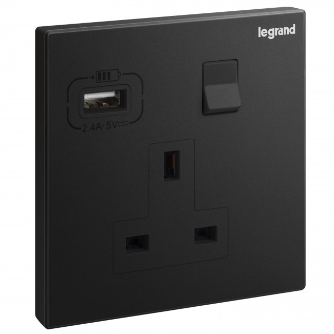 Legrand Galion Socket with USB Single Double Socket Universal Socket ...