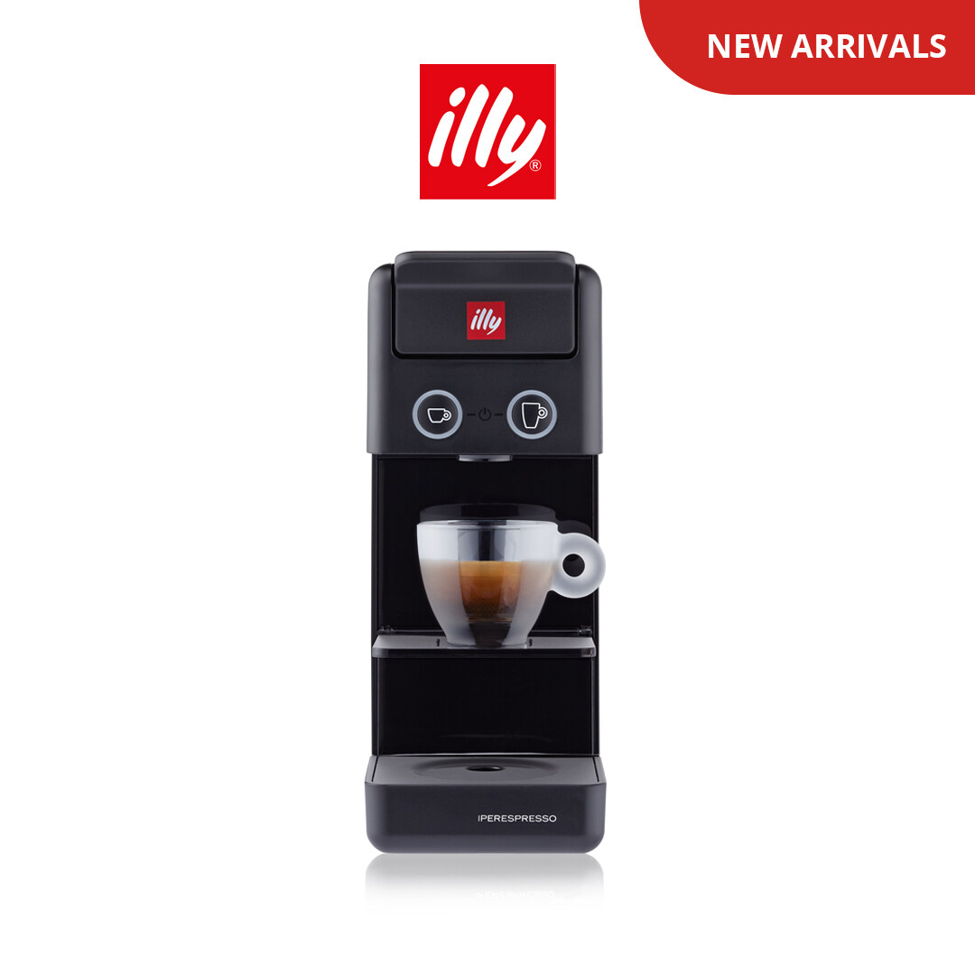 Special Set ILLY เครื่องชงกาแฟแคปซูล รุ่น Y3.3 สีดำ42 ชิ้นกาแฟแคปซูล CLASSICOแก้วกาแฟเอสเพรสโซ่2 ...