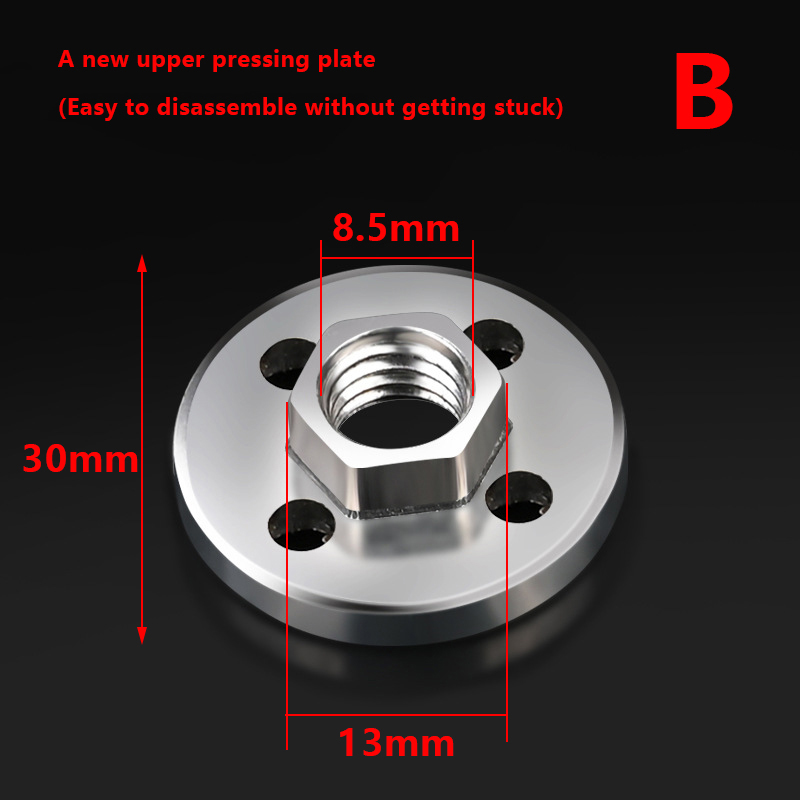 Tools 1PC Angle Grinder Pressure Plate Inner Outer Flange Nut Quick ...