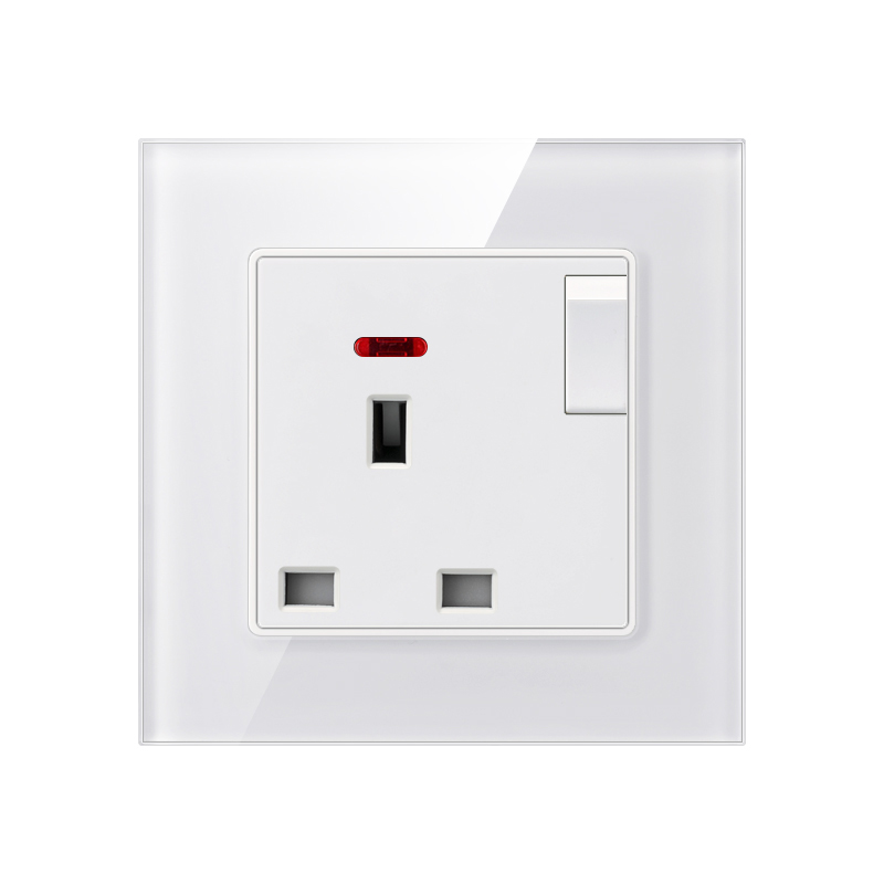 FLKL 13A Single Switch Socket Outlet 13A Switch Wall Socket 13A 3 Pin ...