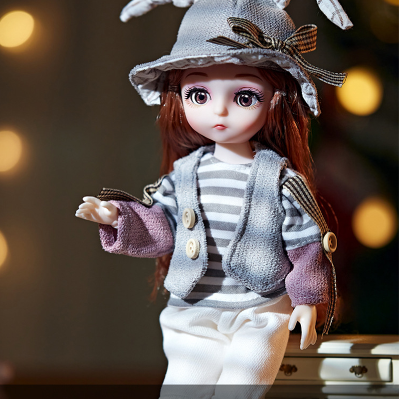 Doll Bjd Constellation 12 Ball Jointed Full Set With Clothes Soft Head ...