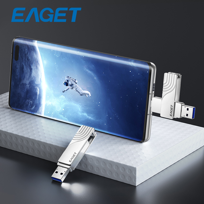 Eaget 1TB USB 3.2 OTG Type C Pen Drive 2 in 1 USB Flash Drive 128GB ...