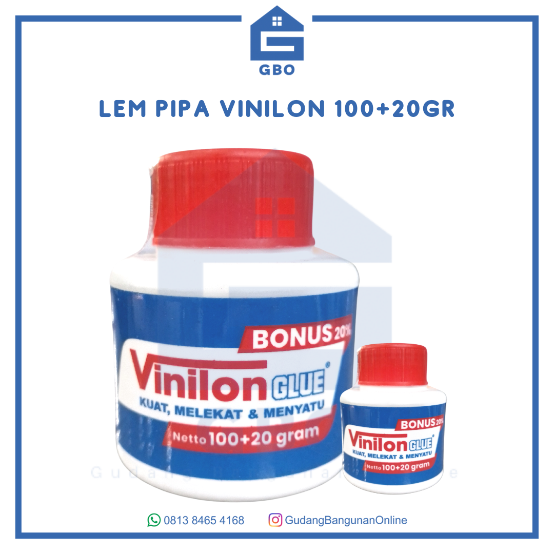 VINILON GLUE 120 GRAM - LEM PIPA PVC - LEM PIPA VINILON ORIGINAL 100% ...
