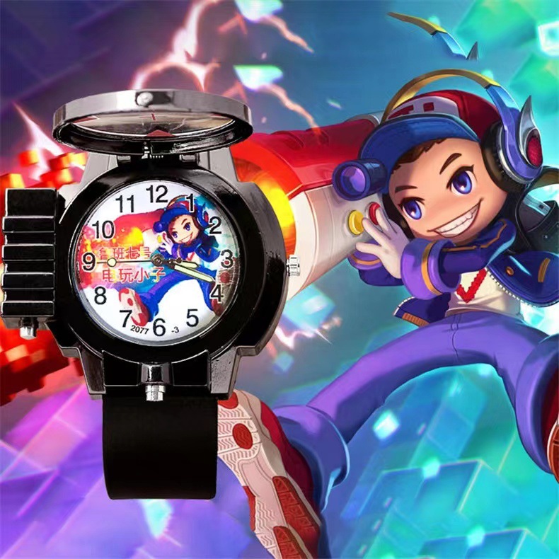 【Too much love!】Anime Detective Conan Laser Children's Cartoon Watch ...