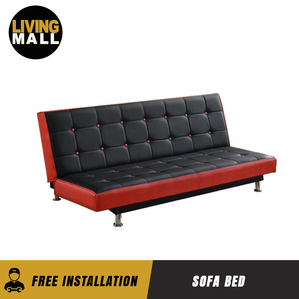 LIVING MALL Akasha Series Faux Leather Sofa Bed In 8 Designs | Lazada ...