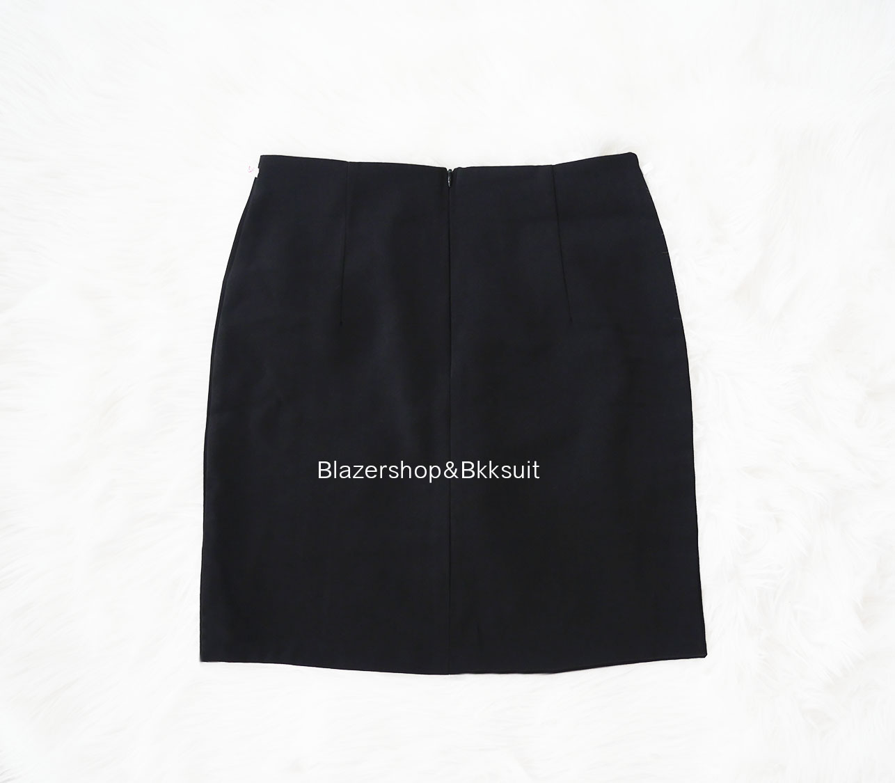 กระโปรงplus size s m l xl xxl xxxl 4xl 5xl 6xl 7xl ดำนาโนยืดนิ่มผ่าหลังเอวสูงซิปรูด - blazershop ...