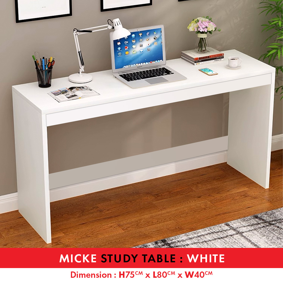KENZZO : Elisa Modern Office Desk Easy Install / Micke Study Table with ...