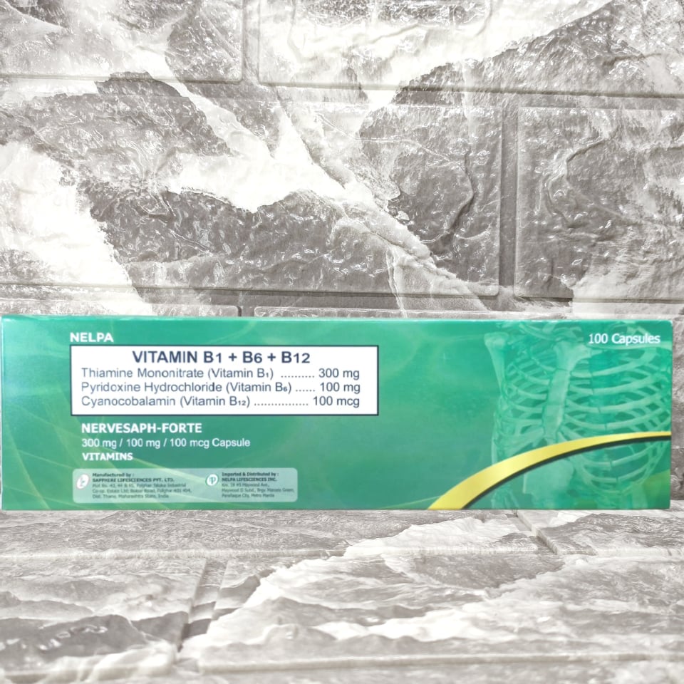 NERVESAPH - FORTE (Vitamin B - Complex) 100 Capsules | Lazada PH