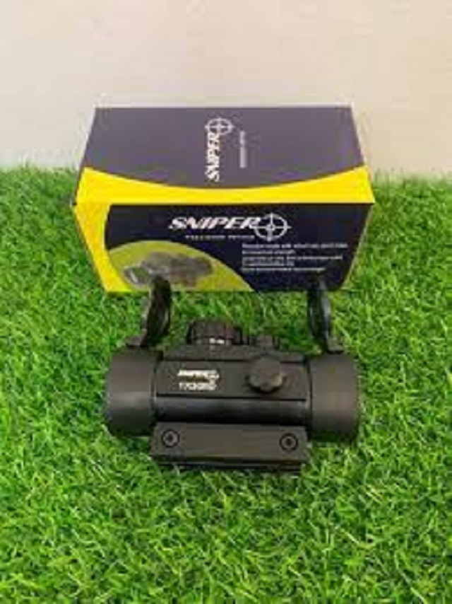 Red dot ยี่ห้อ sniper RD จุดแดง/เขียว ขนาด 1x30 มิลลิเมตร (จับรางขนาด11 ...