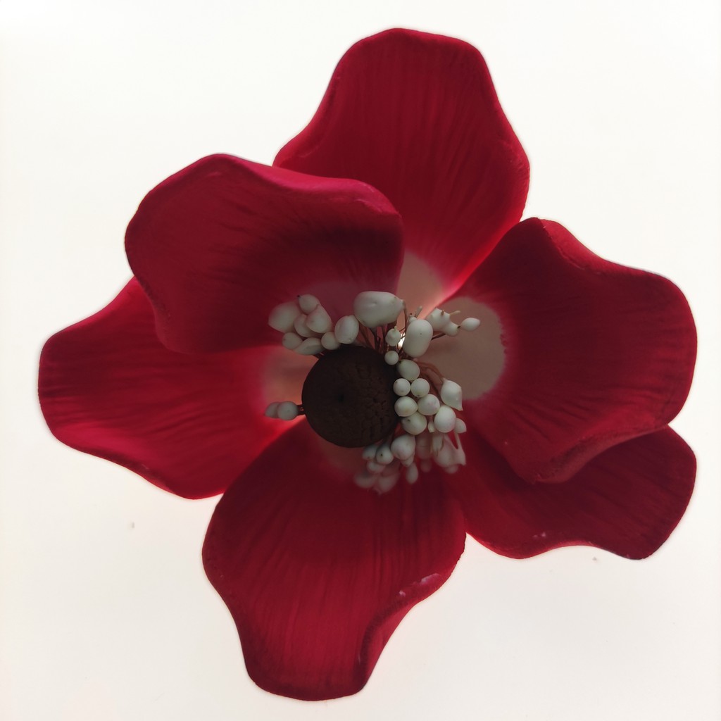 Red Anemone Edible Cake Topper Gumpaste Flowers | Lazada PH