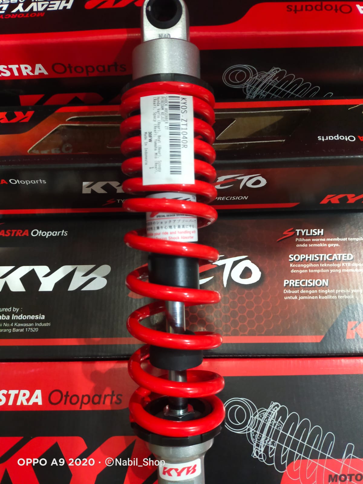 Shock Shockbreaker KYB Kayaba Zeto Z Series Honda Beat Vario Scoopy Spacy Mio 300mm / 30cm KYOS ...