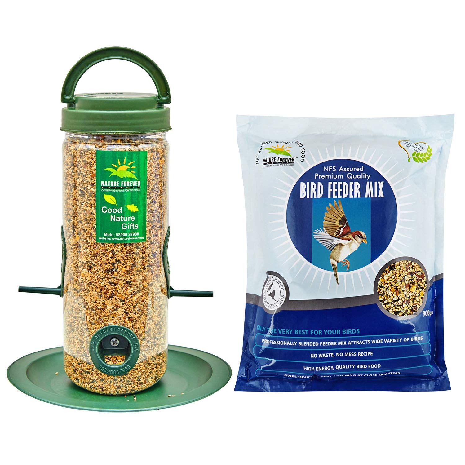Nature Forever All Life Stages Bird Seeds Feeder Mix, Millet, 1kg, 1 ...